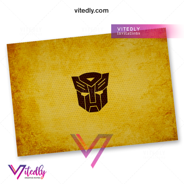 BumbleBee Birthday Invitation – Vitedly