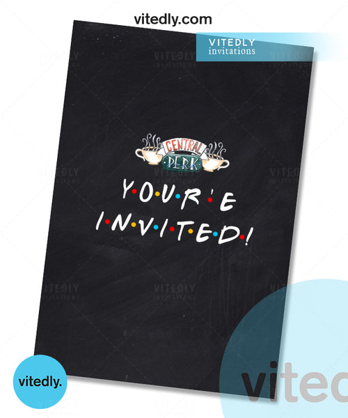 Friends Birthday Party Invitation, Friends Invitation, Friends Invite ...