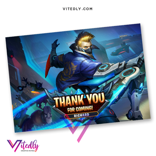 Mobile Legends Birthday Invitation, Mobile Legends Invitation – Vitedly